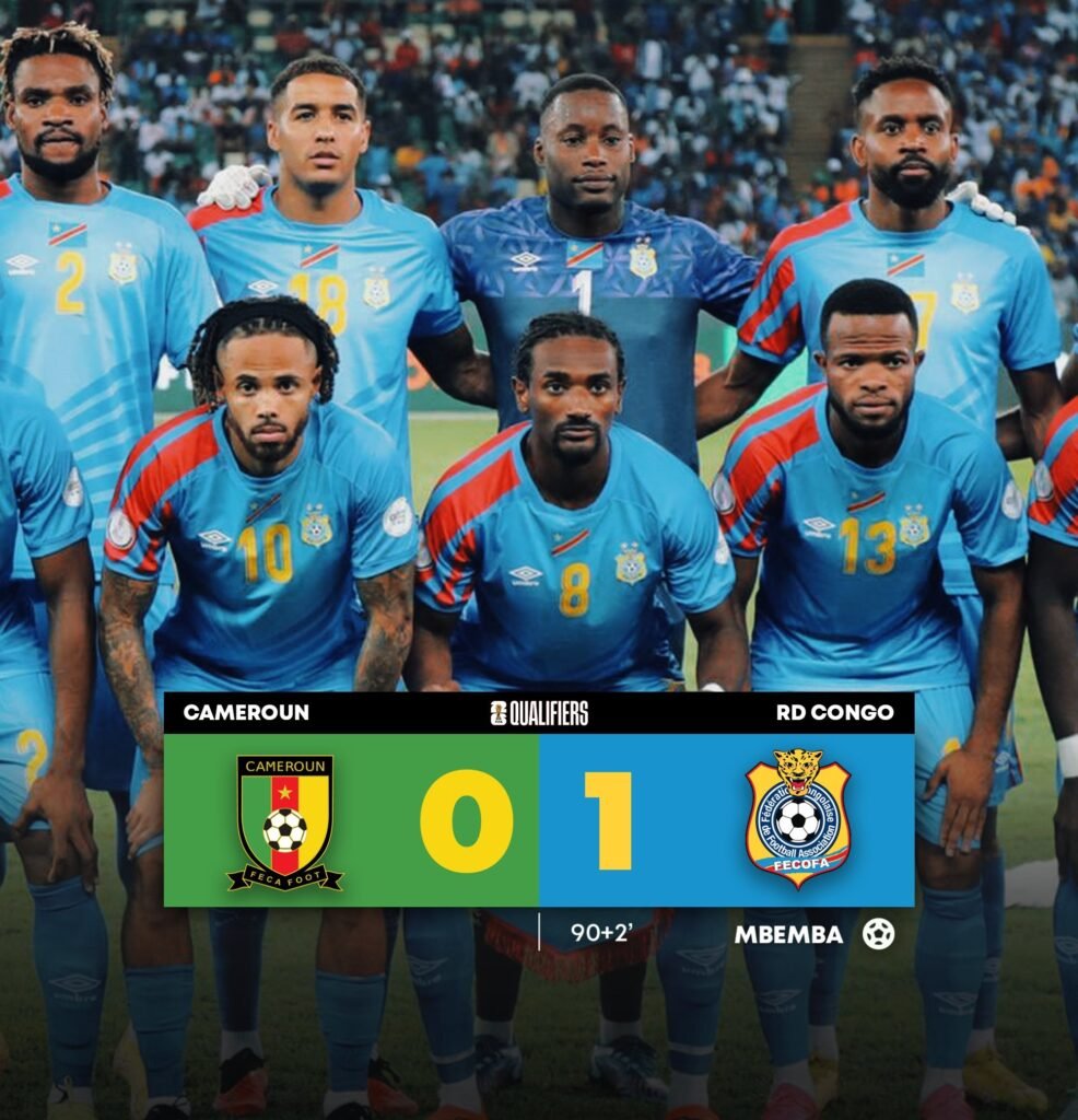 DR Congo Stuns Cameroon 1-0: Mbemba's Late Heroics Seal World Cup Upset